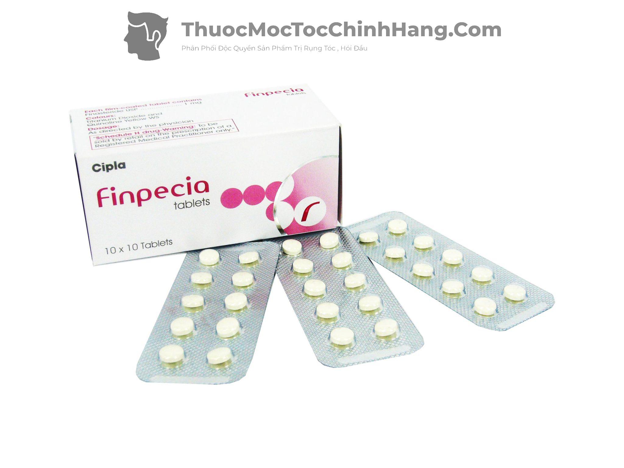 Finpecia 1mg Cipla 100 viên- Finasteride kích thích mọc tóc, ngăn rụng ...